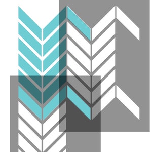 Chevrons Craft Stencil to Create a Geometric Pattern - Furniture ...