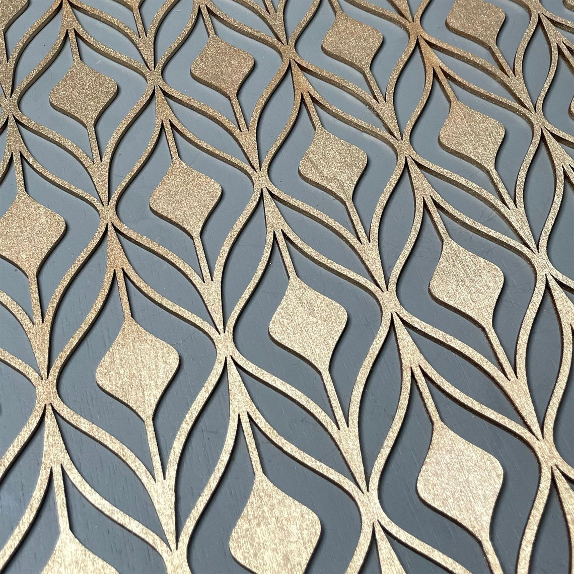 BIBA Retro Wooden Inlay Only Panel for Furniture. Geometric - Etsy