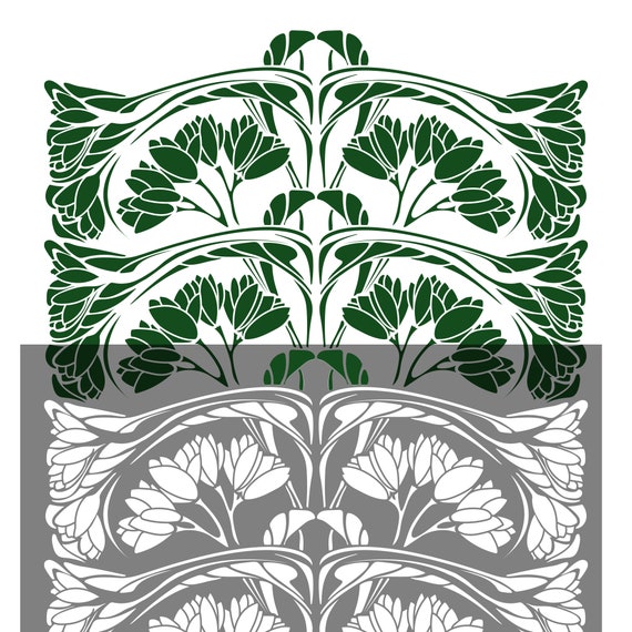 Floral Border Stencil Patterns