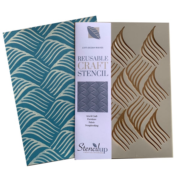 Wave Stencil - Etsy