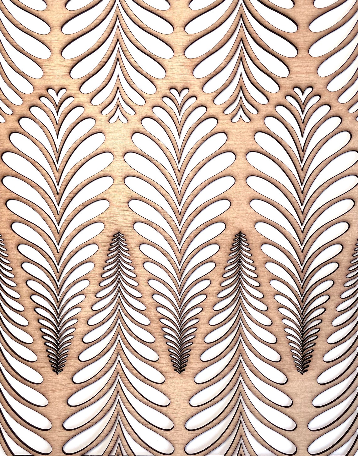 DECO LEAVES Wooden Inlay Onlay Panel for Furniture. Art Deco - Etsy UK