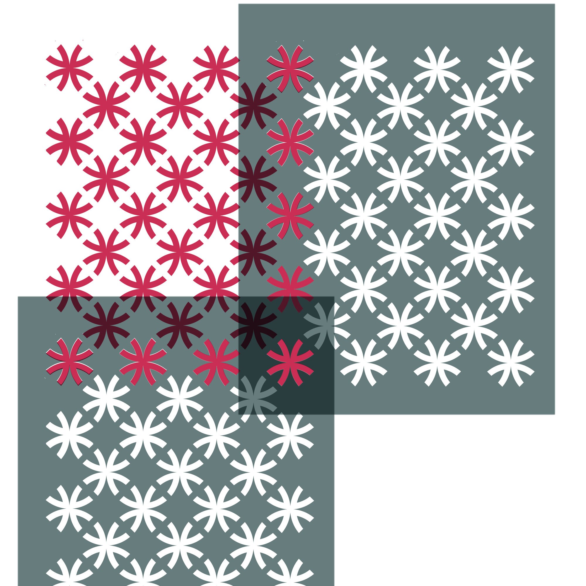 JAPANESE LATTICE GEOMETRIC Stencil. Repeating Design for - Etsy