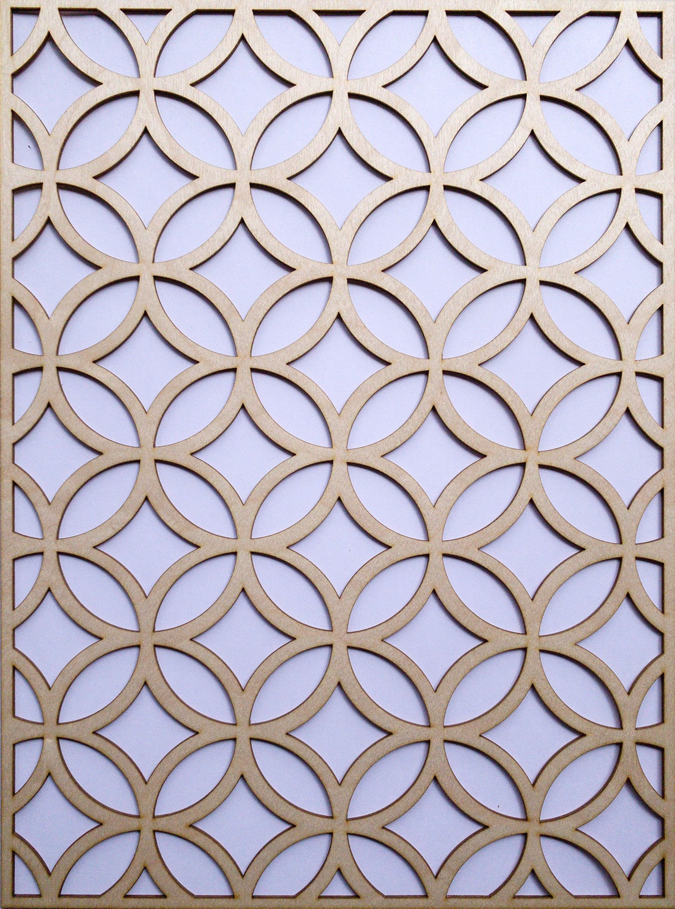 Geometric Wood Inlay Panel: Ellipses & Diamonds, Self Adhesive - Etsy