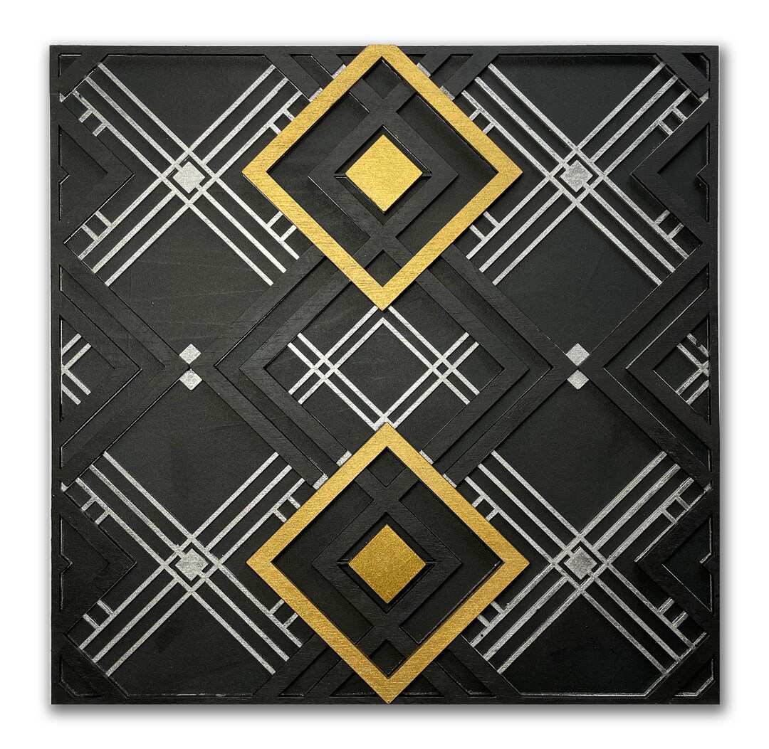 ARGYLE Multi Layered Wooden Inlay Only Panel for Furniture. Self ...