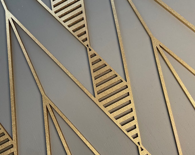 VICTORIOUS Wooden Inlay Only Panel for Furniture. Art Deco | Etsy