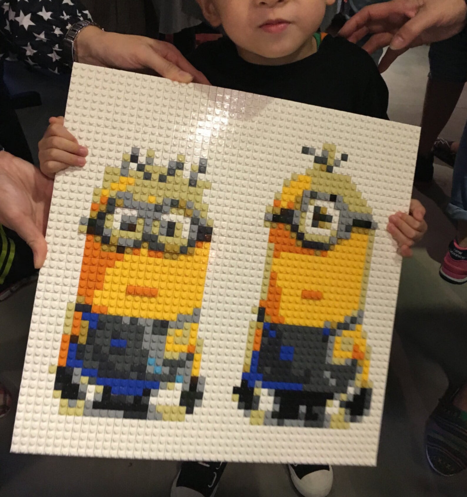 Minion 40cm40cm Custom-made DIY Lego-like Brick Mosaic - Etsy
