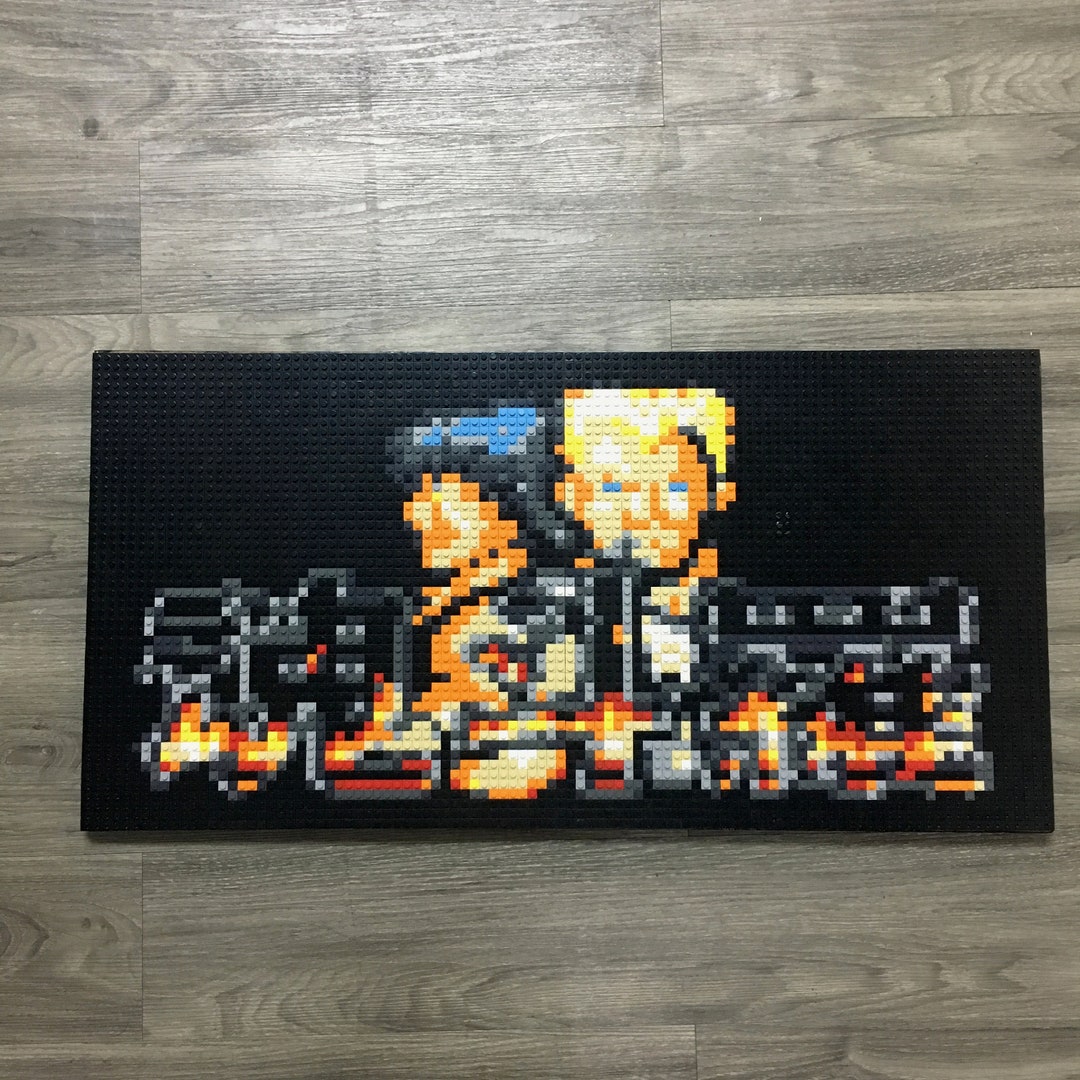 Contra 40cm80cm Lego-like Brick Mosaic - Etsy