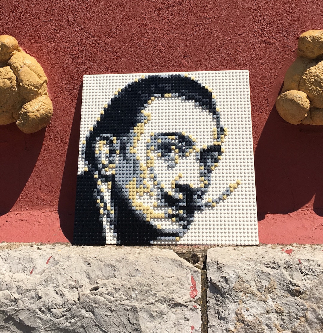 Salvador Dali 40cm40cm DIY Lego-like Brick Mosaic - Etsy Canada