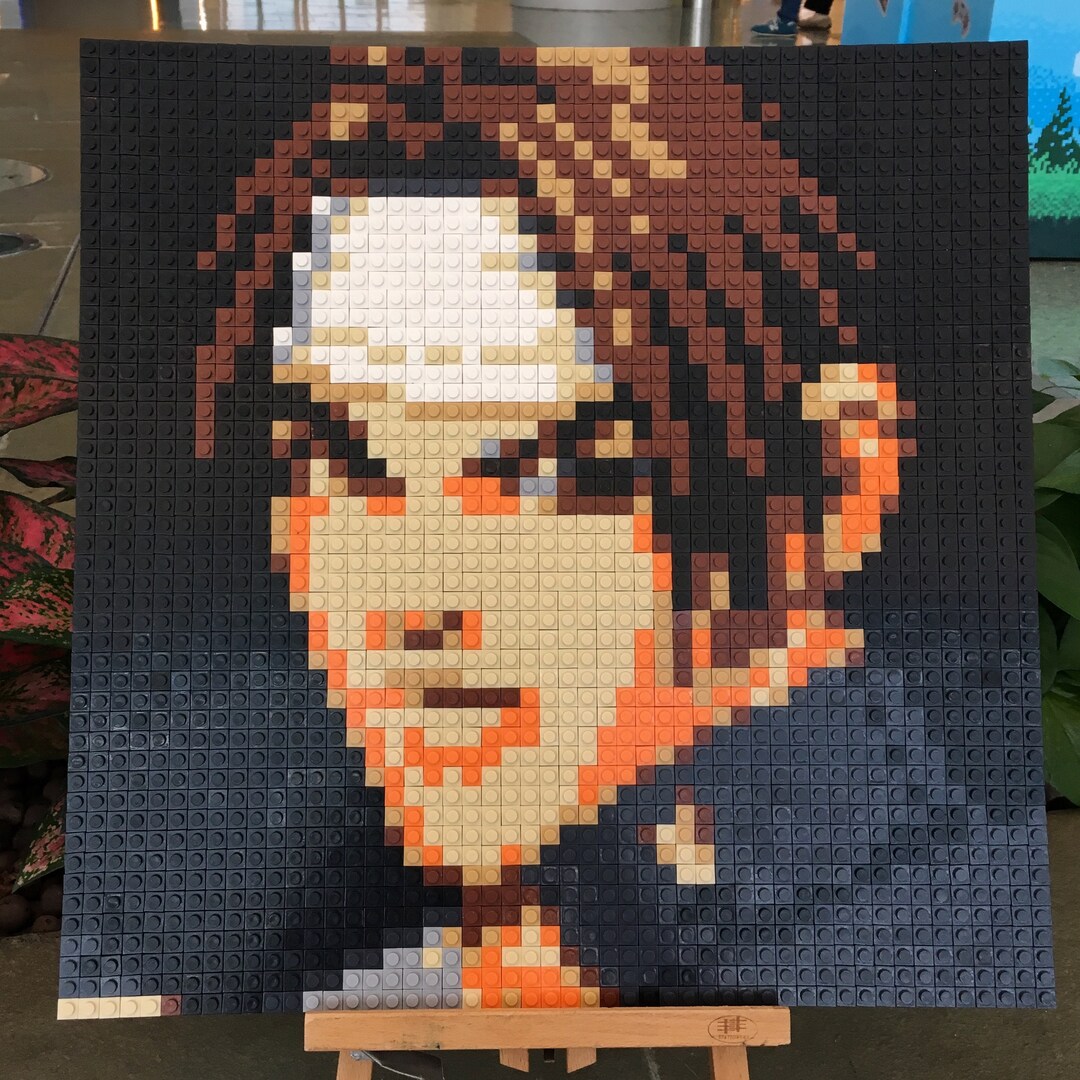 Kyo Portrait 40cm40cm Lego-like Brick Mosaic - Etsy
