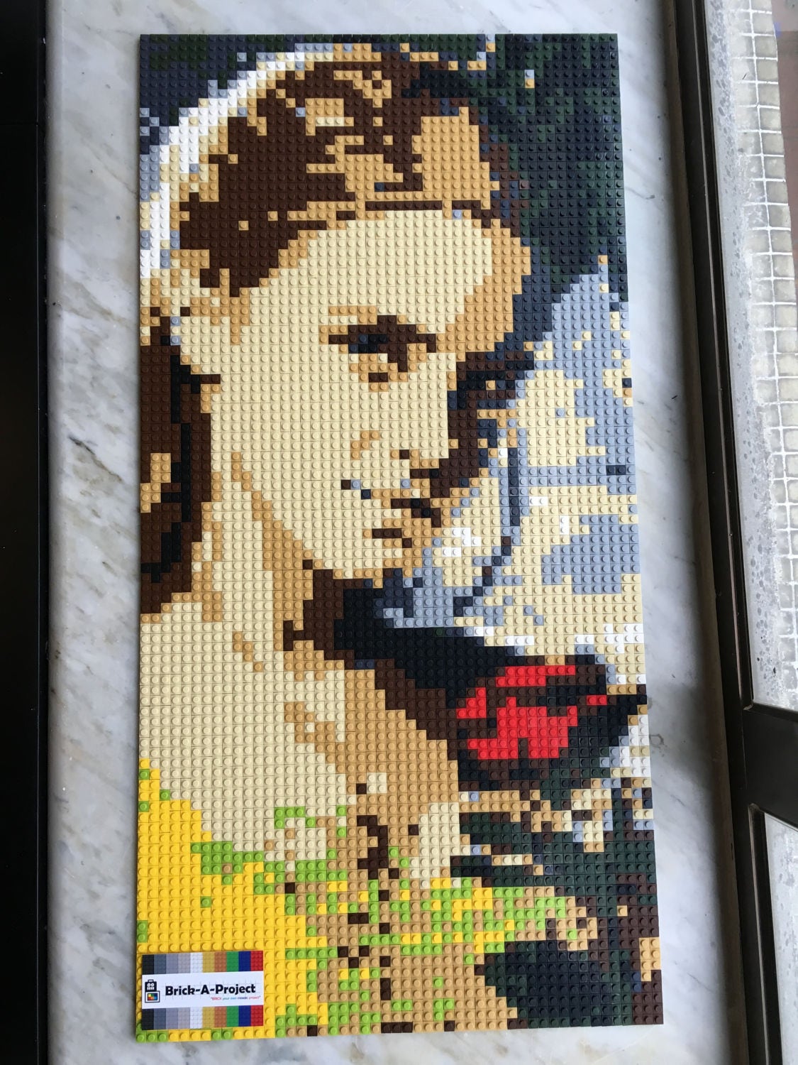 40cm80cm Emma Watson Portrait Lego-like Brick Mosaic - Etsy