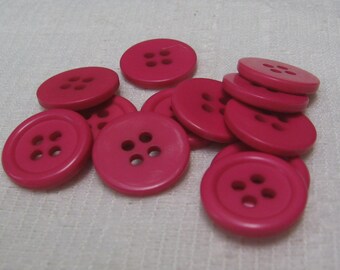 Hot Pink Buttons - Etsy