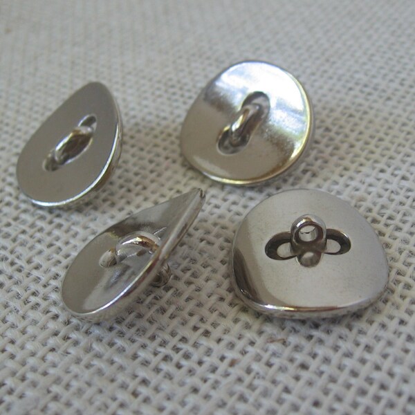 Silver Tone Buttons - Etsy