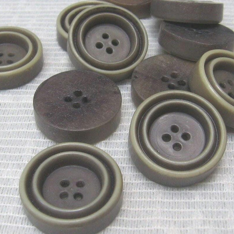 Two Tone Buttons - Etsy