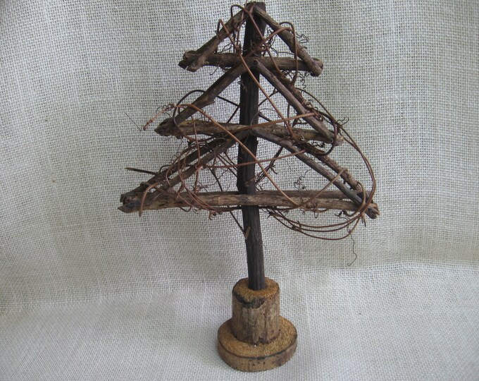Small Twig Tree 11 Primitive Wood Tree Twig Tree Craft - Etsy
