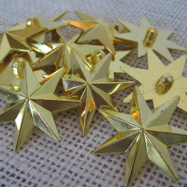 Star Shaped Buttons - Etsy