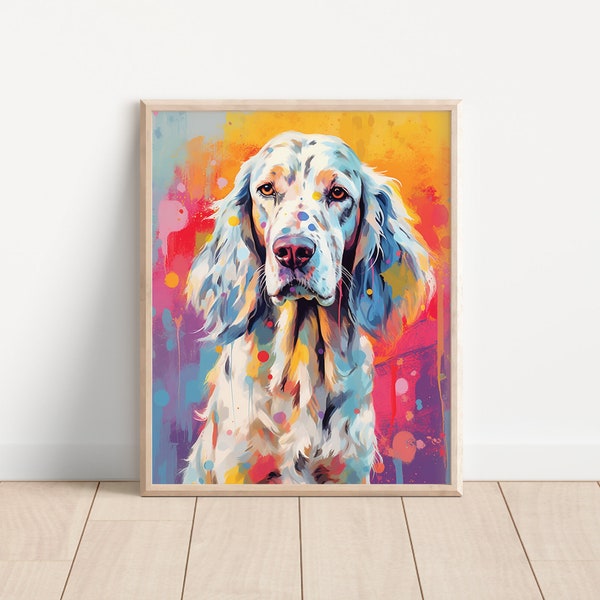 English Setter Art - Etsy