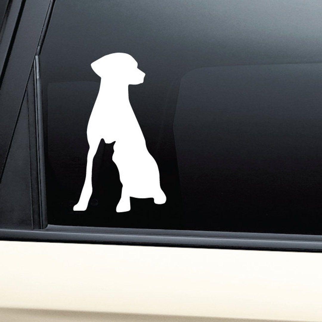 Cat and Dog Vinyl Decal Laptop Car Truck Bumper Window Sticker - Etsy