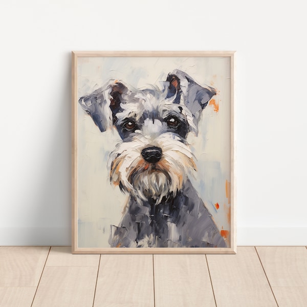 Schnauzer Art Print - Etsy