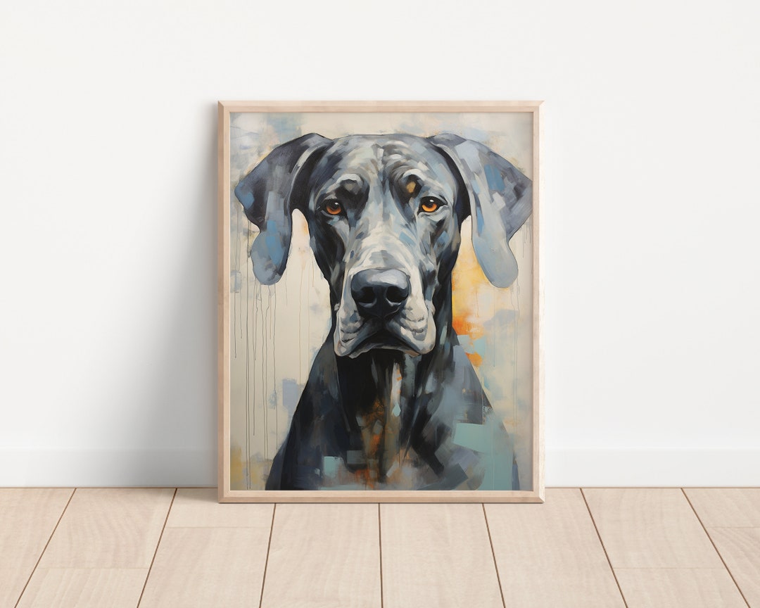 Great Dane 8x10 Vintage Portrait Style Matte Art Print (frame Not ...