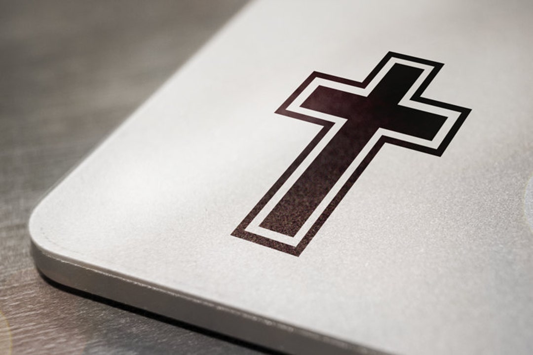 Cross Laptop Decal Sticker - Etsy
