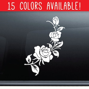 Rose Roses Vinyl Decal Laptop Car Truck Bumper Window Sticker - Etsy