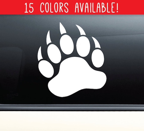 Bear Paw Claw Vinyl Decal Laptop Car Truck Bumper Window | Etsy