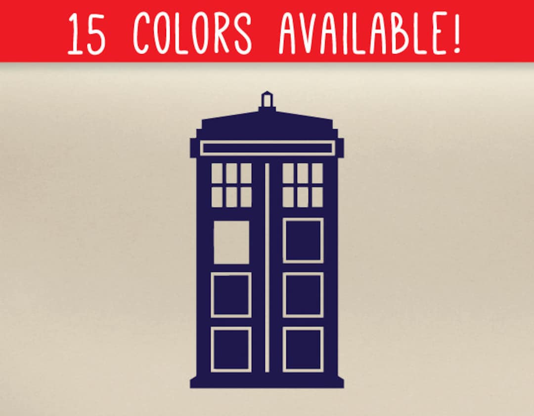 Tardis Vinyl Decal Laptop Car Truck Bumper Window Sticker - Etsy