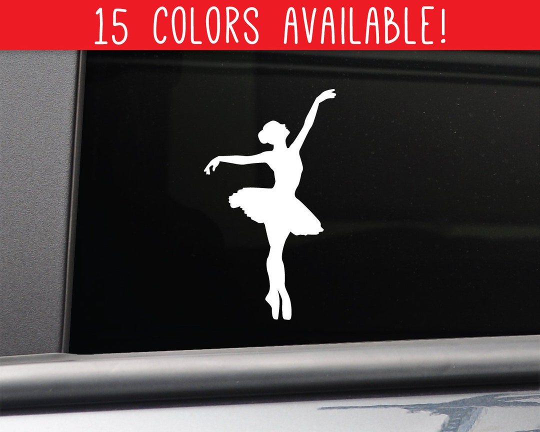 Ballet Dancer Vinyl Decal Laptop Car Truck Bumper Window - Etsy
