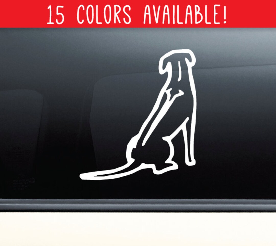 Rhodesian Ridgeback Vinyl Decal | Rhodesian Ridgeback Gift | Decal for ...
