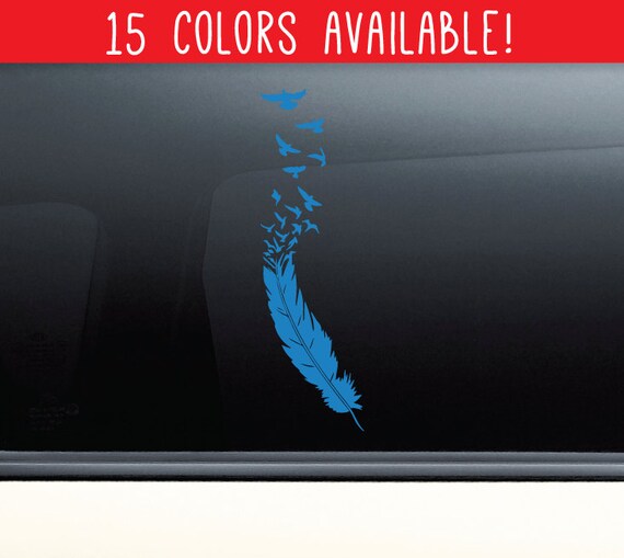 Birds of a Feather Vinyl Decal Sticker | Etsy