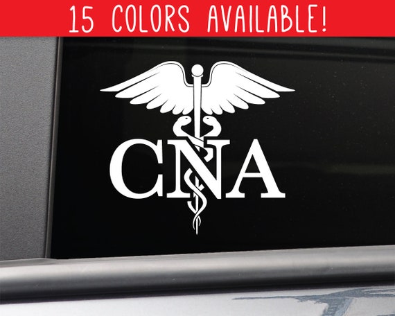 Certified Nursing Assistant CNA Medical Emblem Vinyl Decal - Etsy