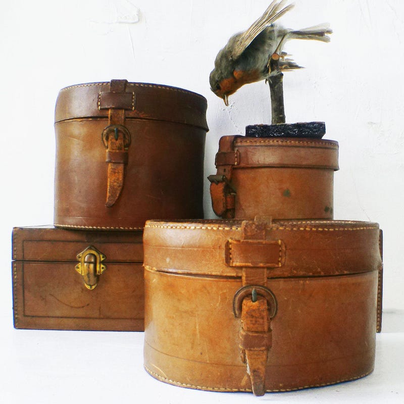 Leather Storage Box - Etsy