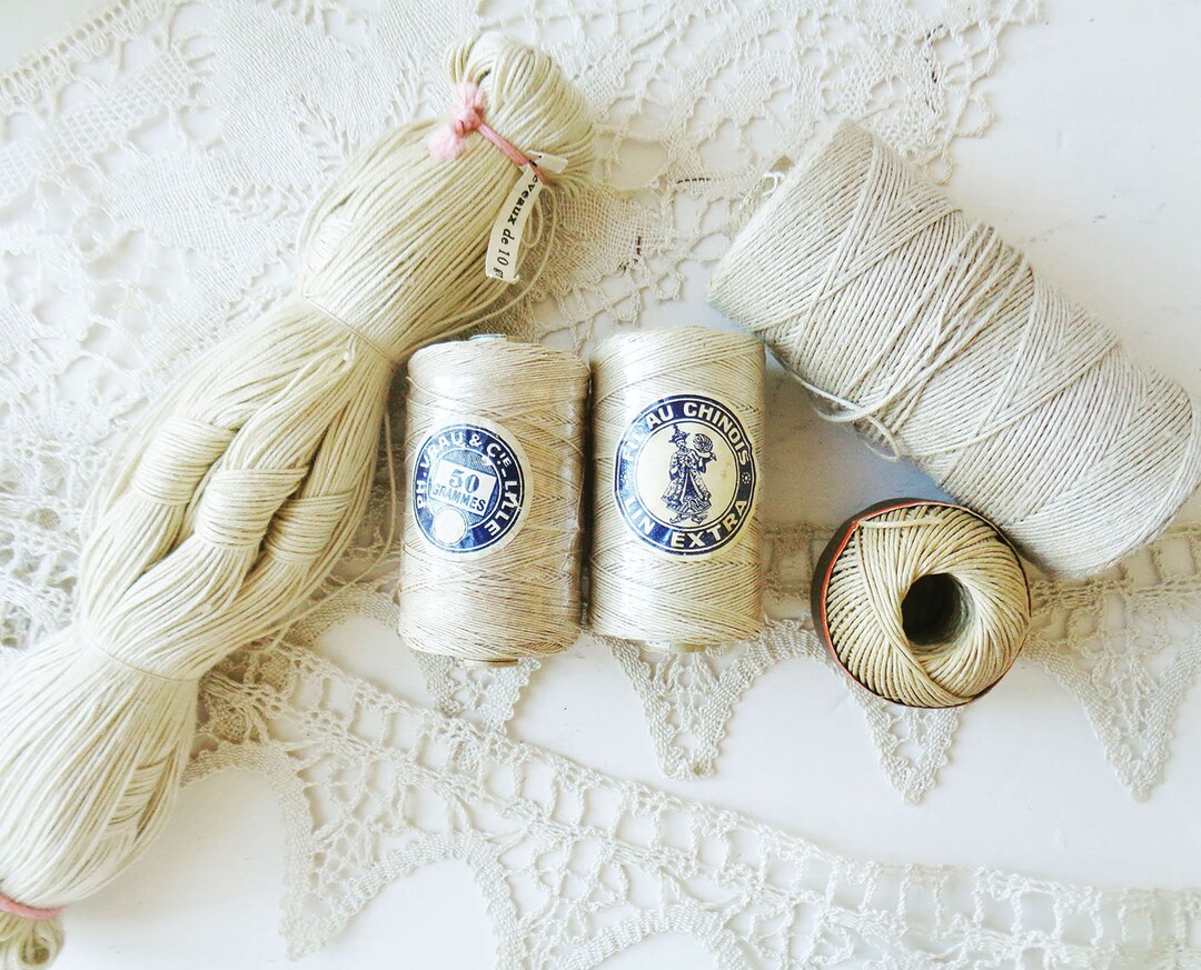 Antique Linen Thread for Lace Making French Bobbin Thread - Etsy