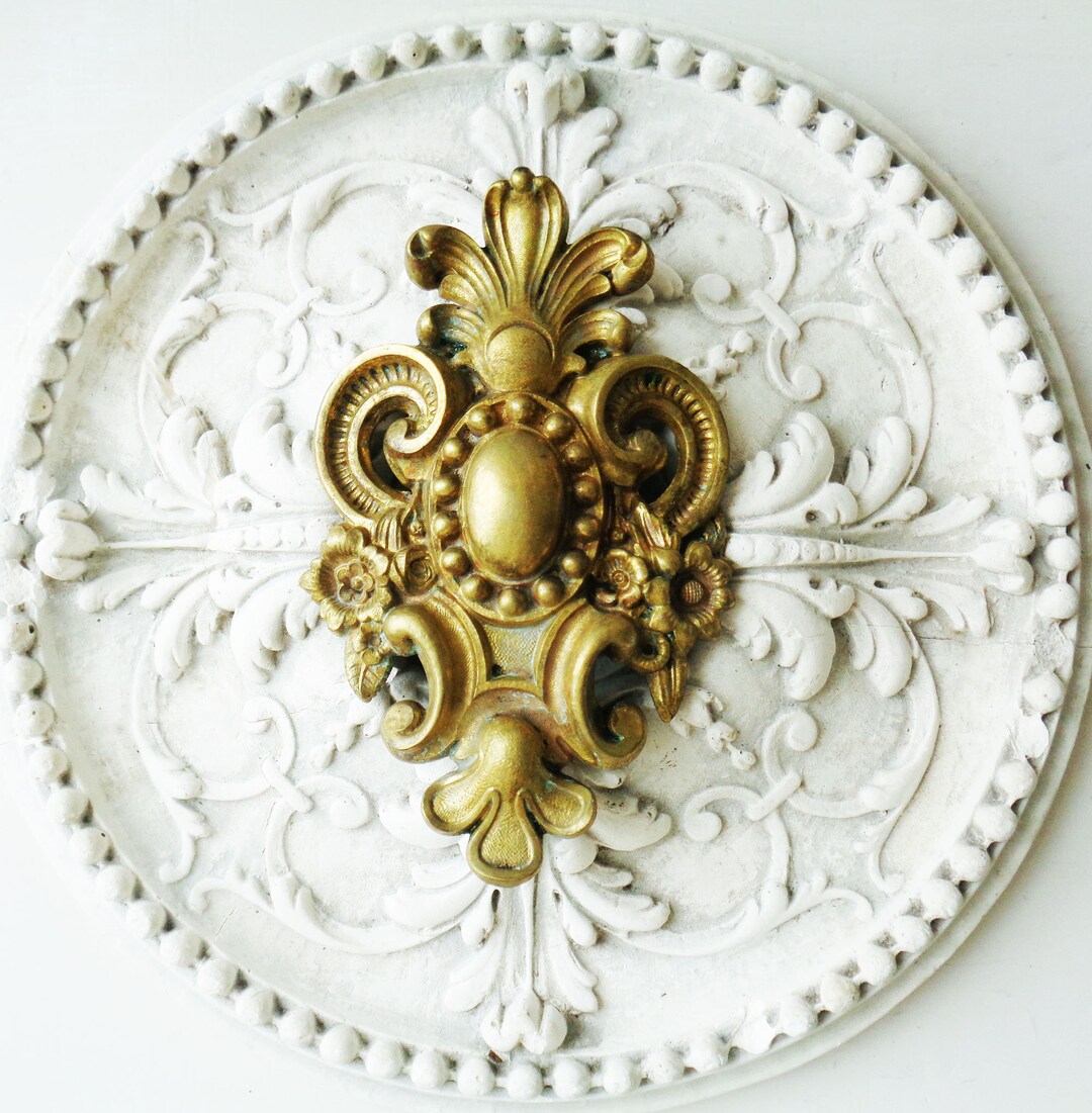 Bronze Drapery Ornament French Antique Chateau Decor Architectural ...