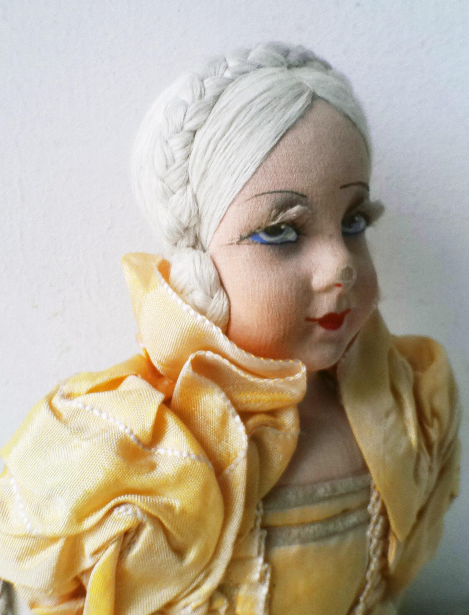 フランスのブドワール人形アンティークハンドペイント人形オリジナルドレス - Etsy 日本