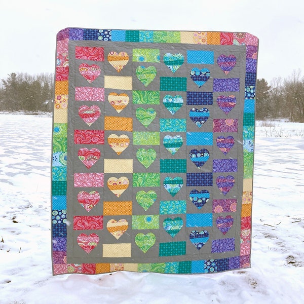 Improv Quilt Pattern - Etsy