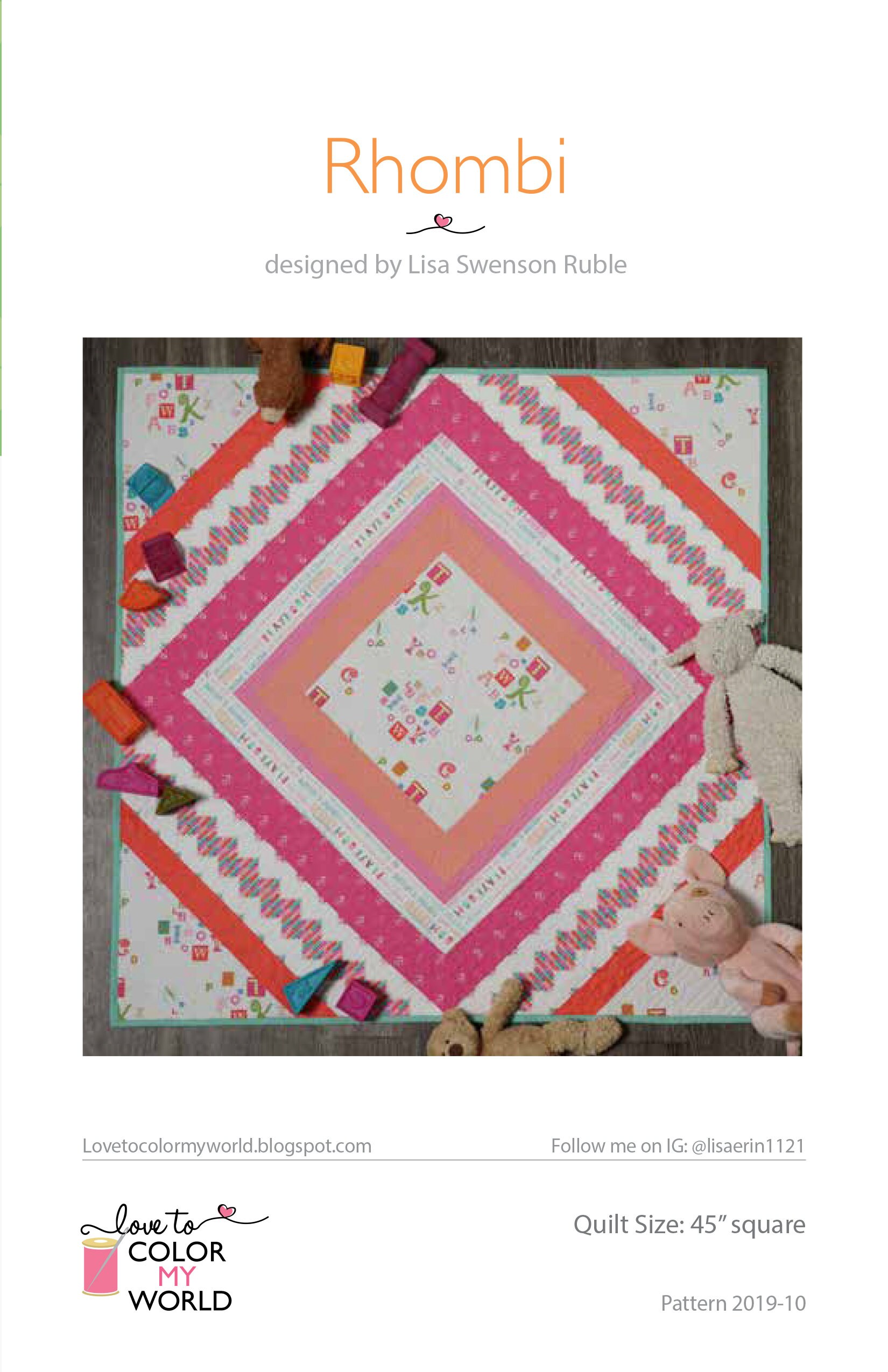 Rhombi Quilt Pattern - Etsy