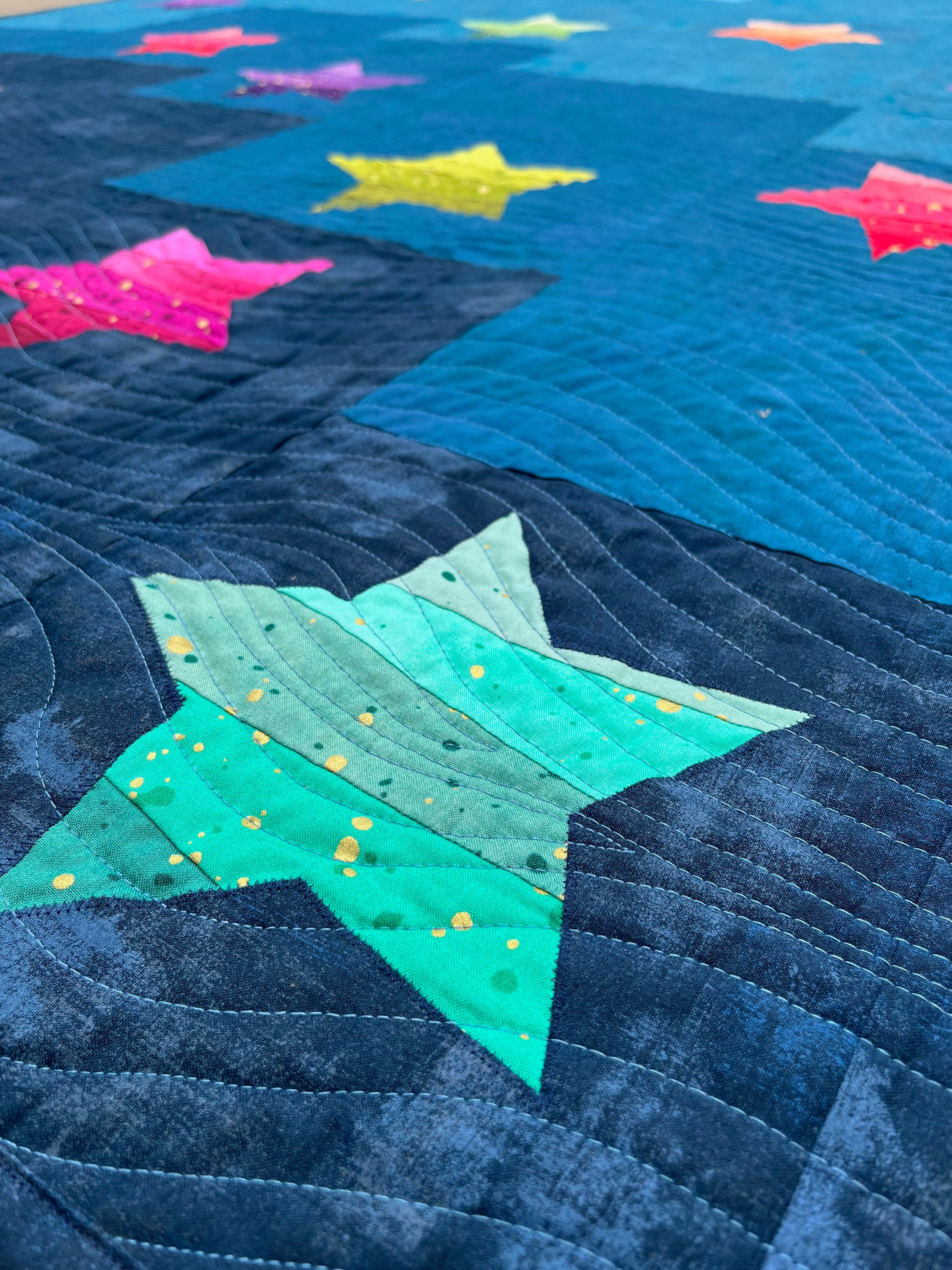 Strippy Improv Stars Quilt Pattern - Etsy