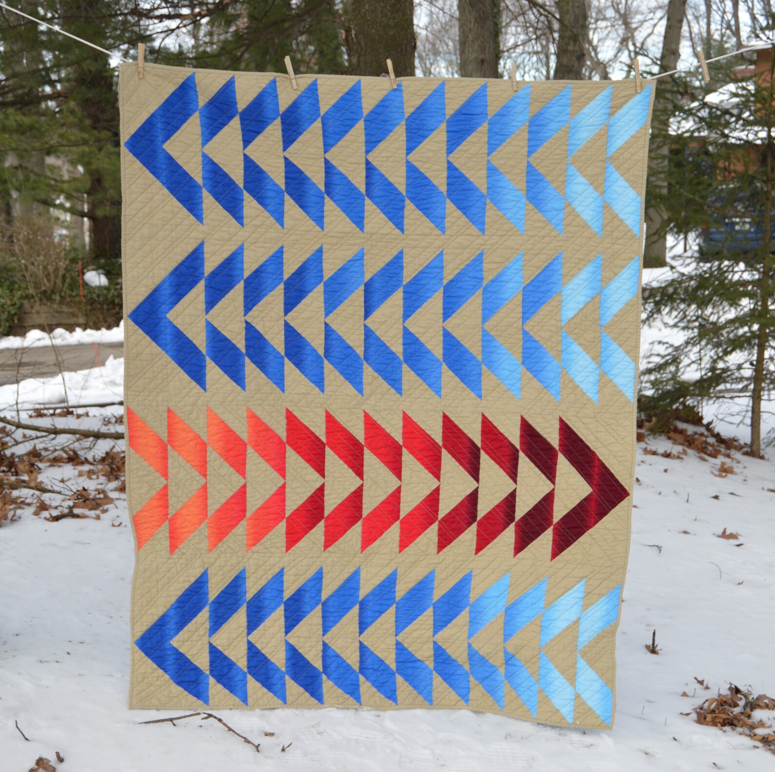 Opposite Directions Quilt Pattern - Etsy