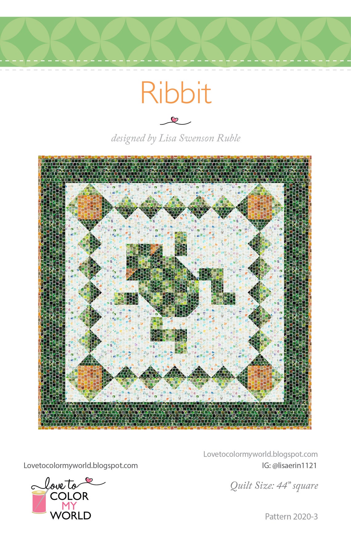 Ribbit Quilt Pattern - Etsy