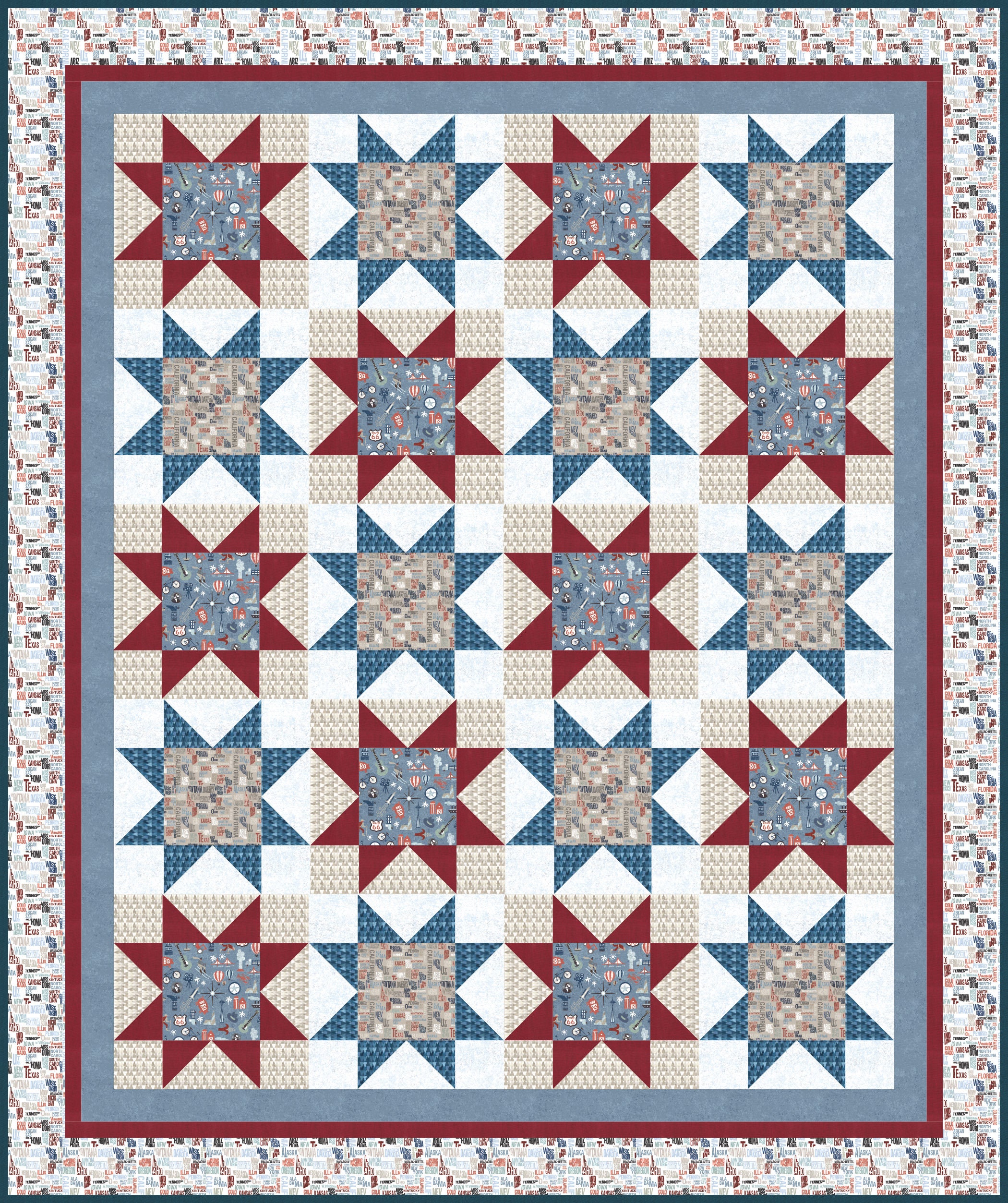 Star Stacks Quilt Pattern - Etsy