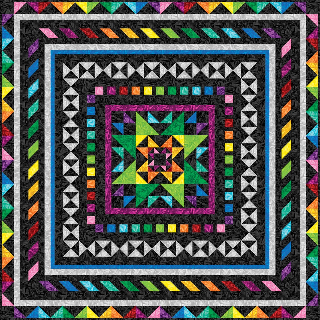 Follow the Rainbow Quilt Pattern - Etsy