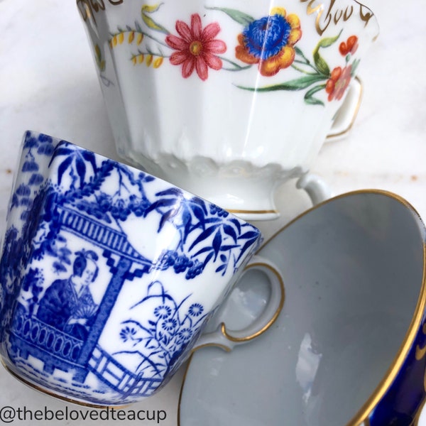 Antique Teacup - Etsy