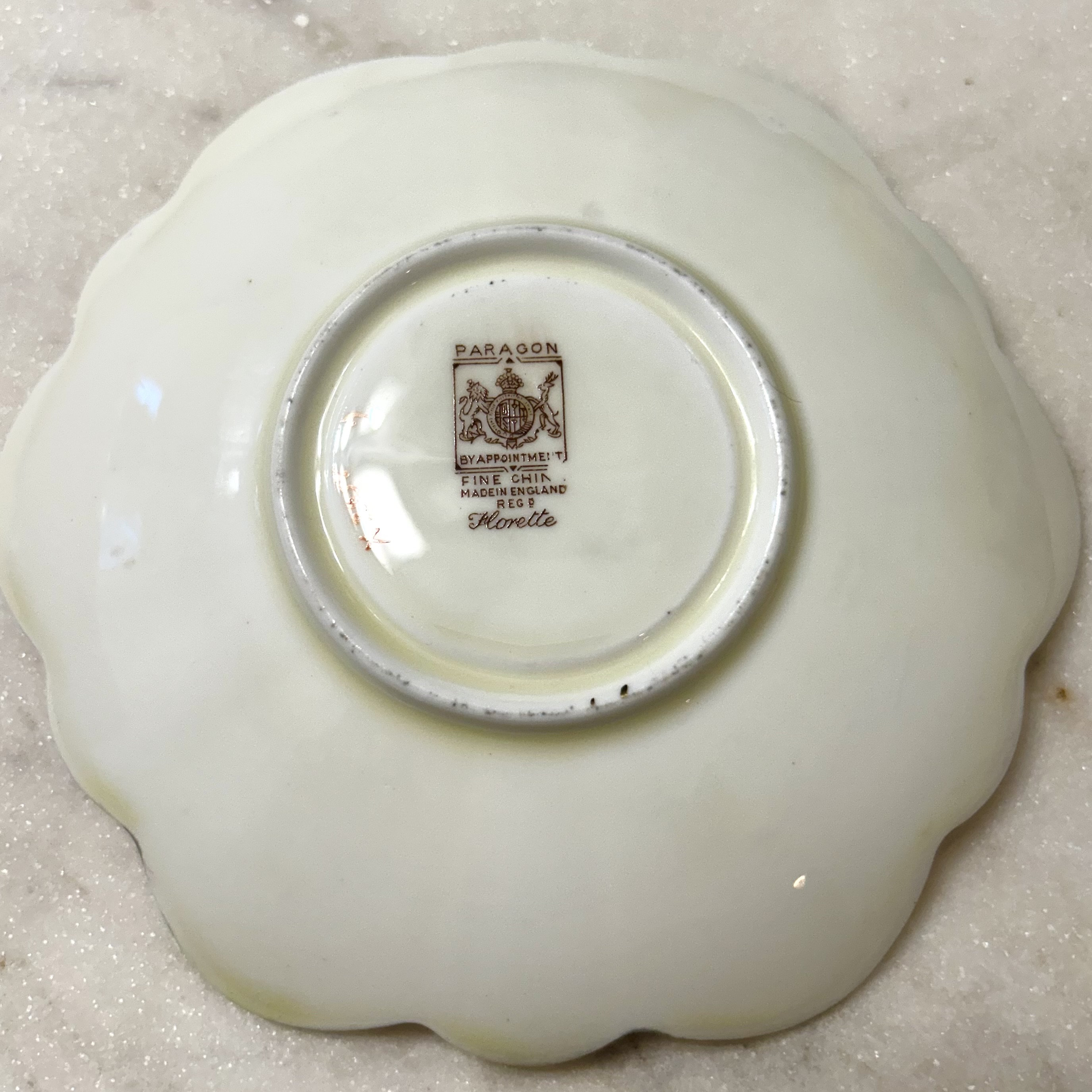 Paragon Florette Art Nouveau Hand Painted Tea Cup and Saucer - Etsy