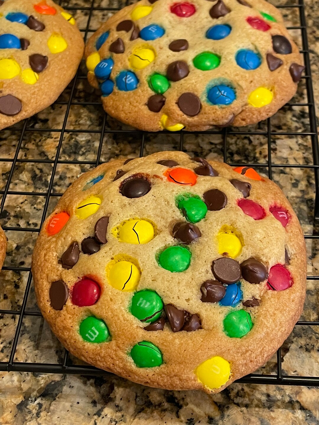 Gourmet M&M Chocolate Chip Cookies: Thick, Shareable Homemade Treat - Etsy