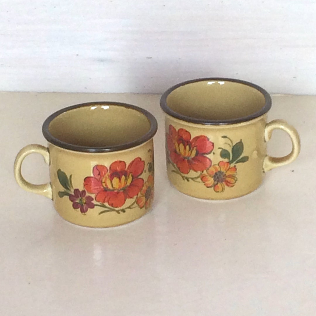 N.2 Coffee Cups CIPA Made in Italy Vintage 1970s Ceramics - Etsy