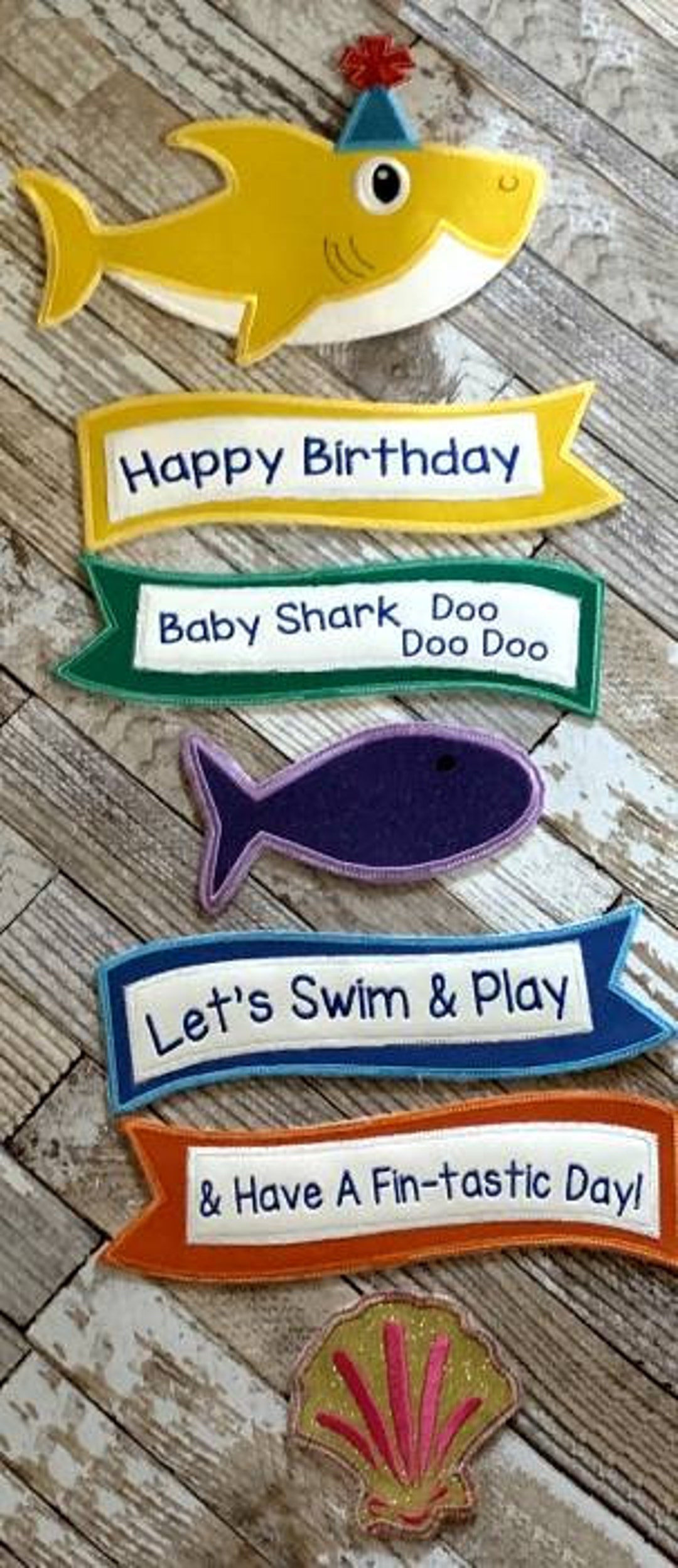 Baby Shark Yard Sign - Etsy