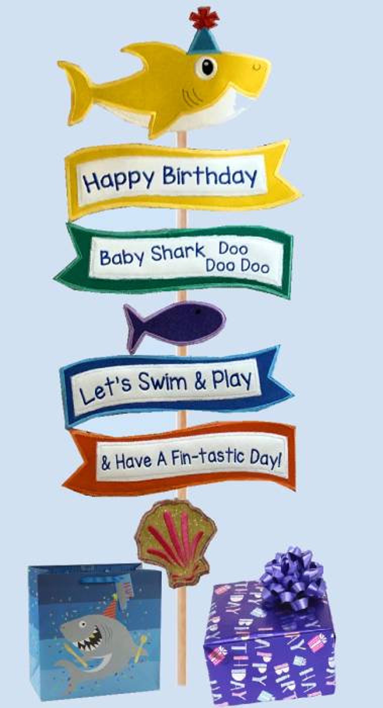 Baby Shark Yard Sign | Etsy