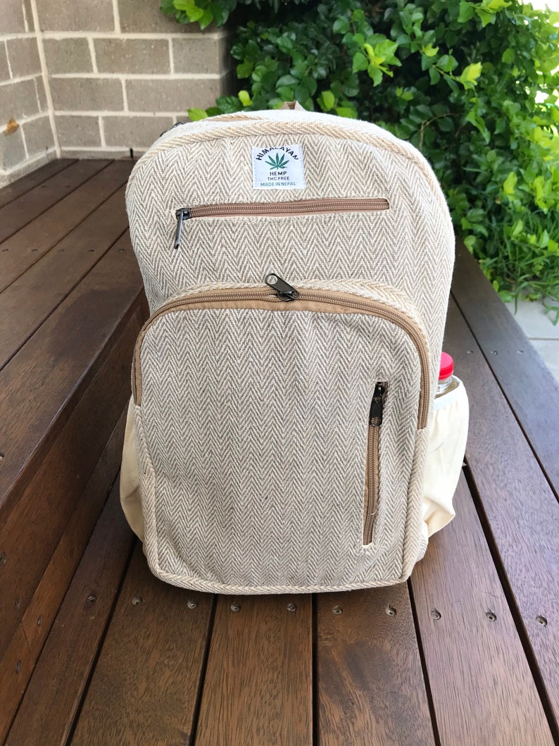 Hemp Backpack Hemp Bag Backpack Hemp Handmade Hemp Bag Hemp - Etsy