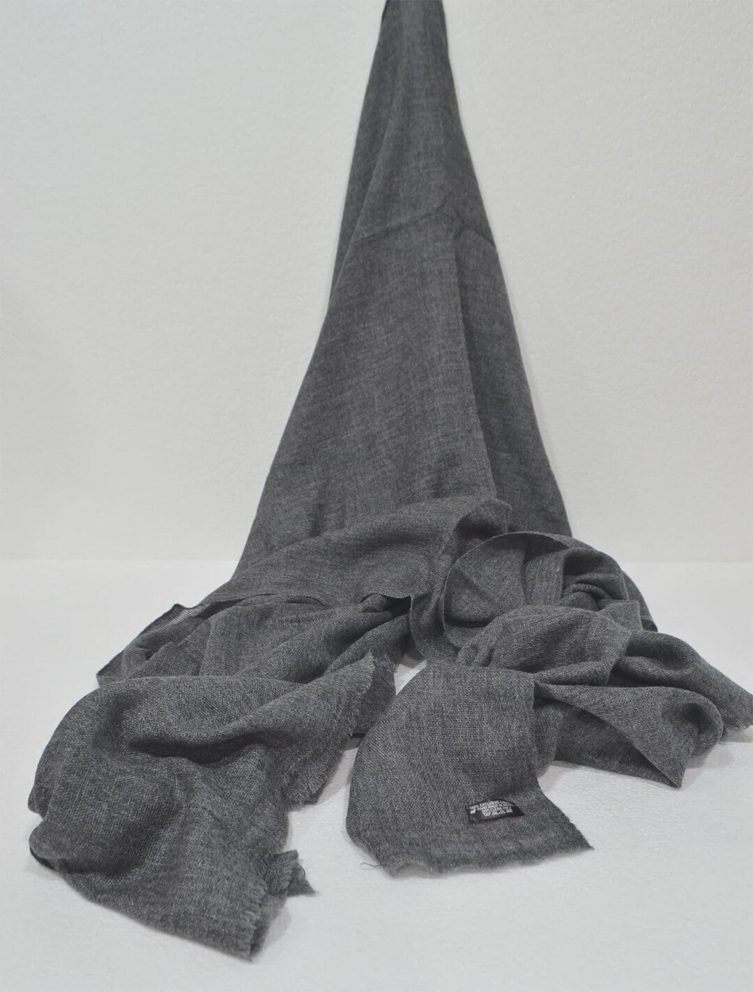 Charcoal Pashmina Cashmere Scarf Shawl - Handmade Nepalese Stole - Etsy
